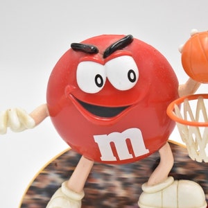 M&m's Jammin' Red Candy/ Sweet Dispenser Dunking A Basketball 1999 - Etsy