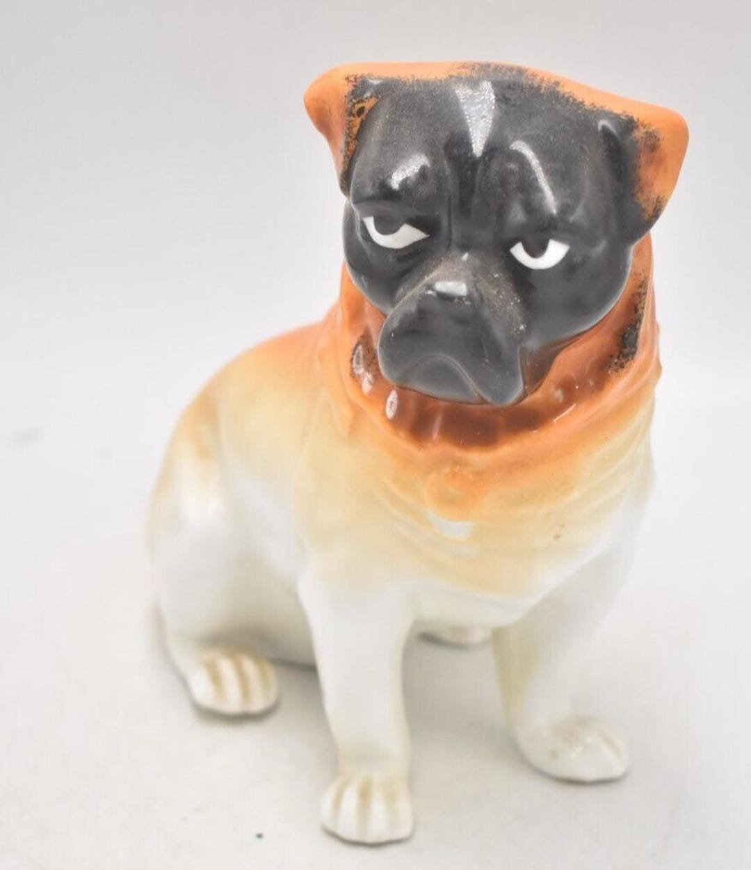 Antique C.1890 Bavarian Monkey Face Pug Figurine – Schmidt & Co Austria ...