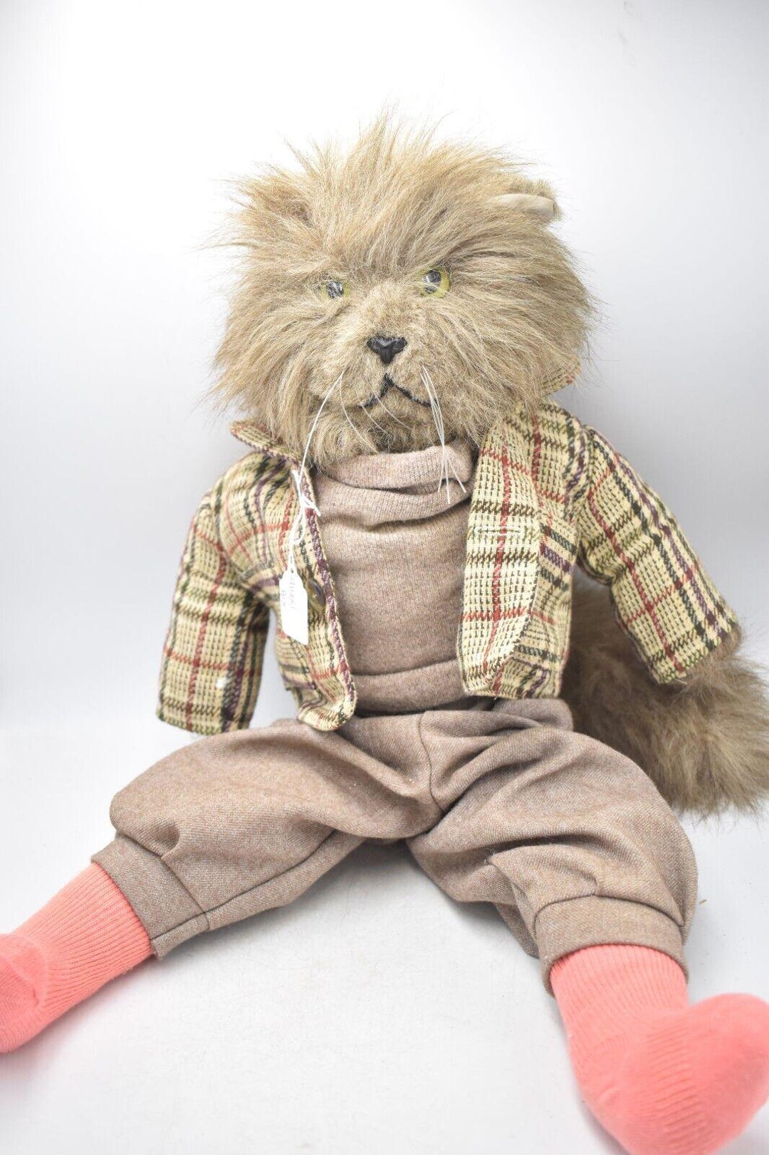 Vintage Werewolf Teddy Bear Handmade Plush Soft Toy by Liz Robson Large ...