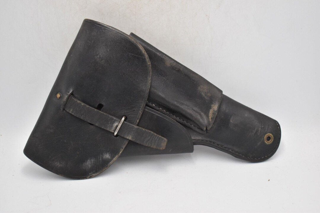 Vintage French Military Leather Pistol Holster – MAC Mle 1950 Post-wwii ...