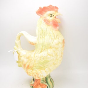 Vintage Rooster Jug Pitcher Mid Century Decorative Collectible - Etsy
