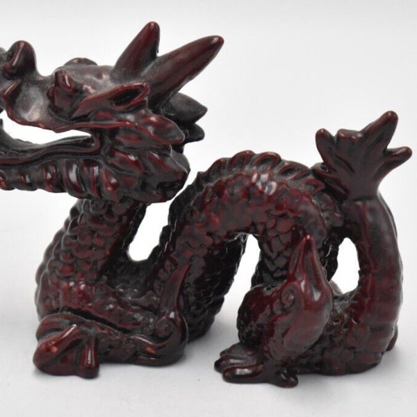 Red Resin Chinese Dragon - Etsy