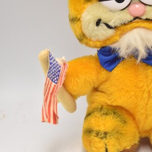 Vintage 1981 Dakin Garfield Uncle Sam Plush Cuddly Soft Toy - Etsy