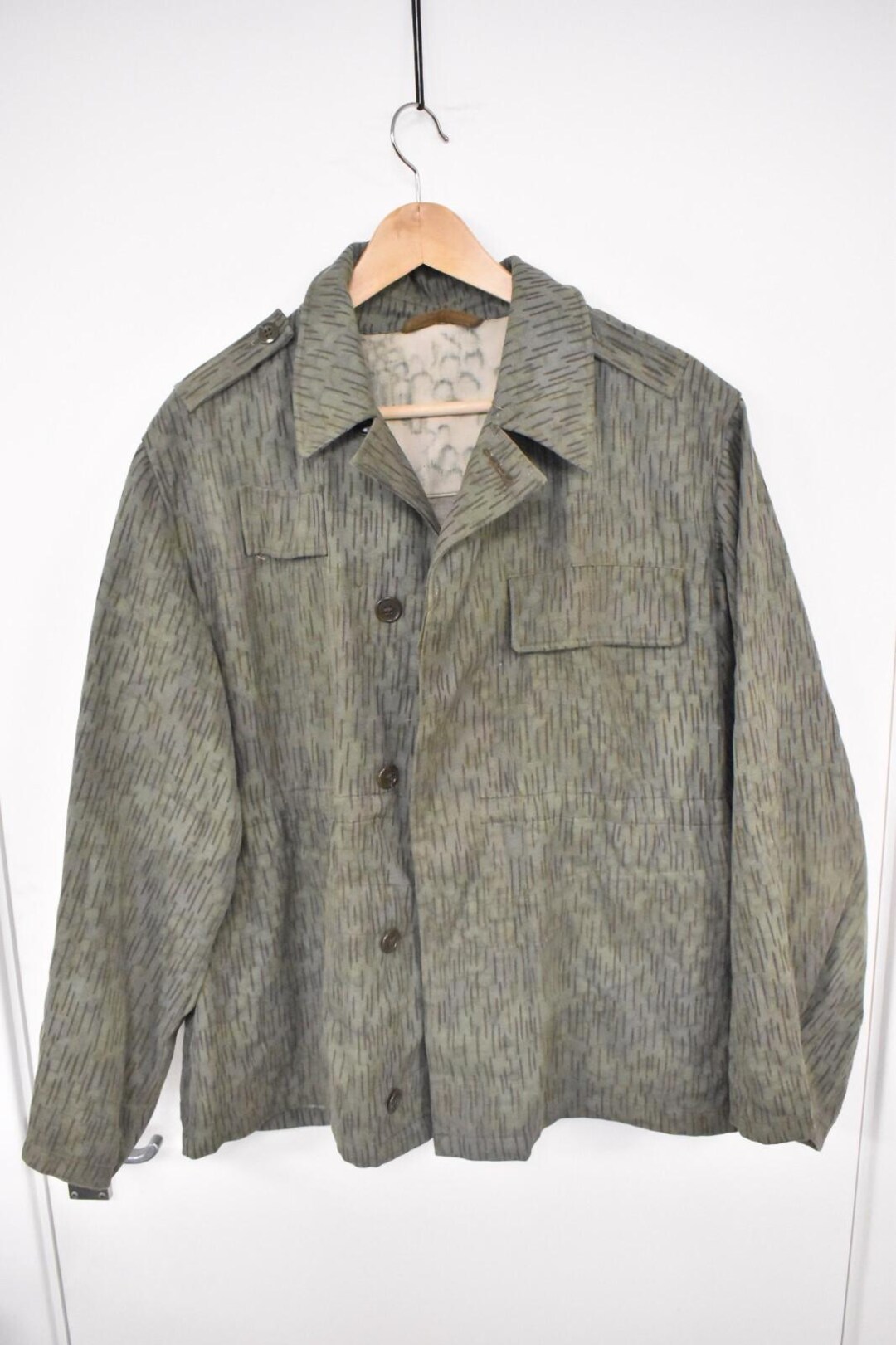 Vintage Czech Army M60 Raindrop Pattern Camo Jacket – Dated 1977 Size ...