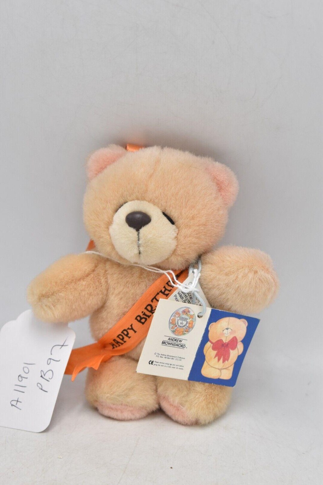 Vintage Forever Friends Teddy Bear Happy Birthday Banner Andrew ...