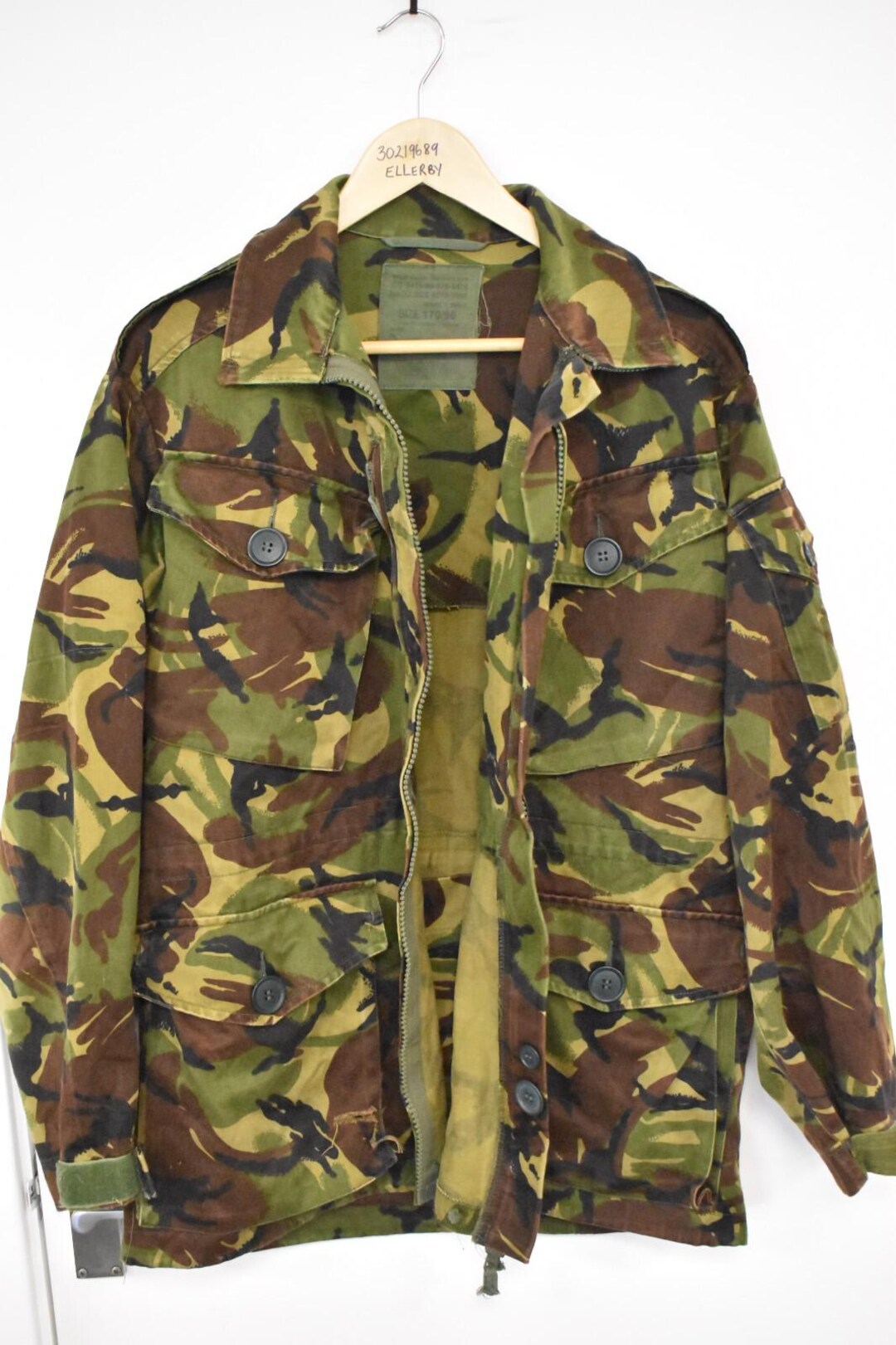 British Army DPM Combat Jacket Size 170/96 Camouflage Airsoft, Fishing ...