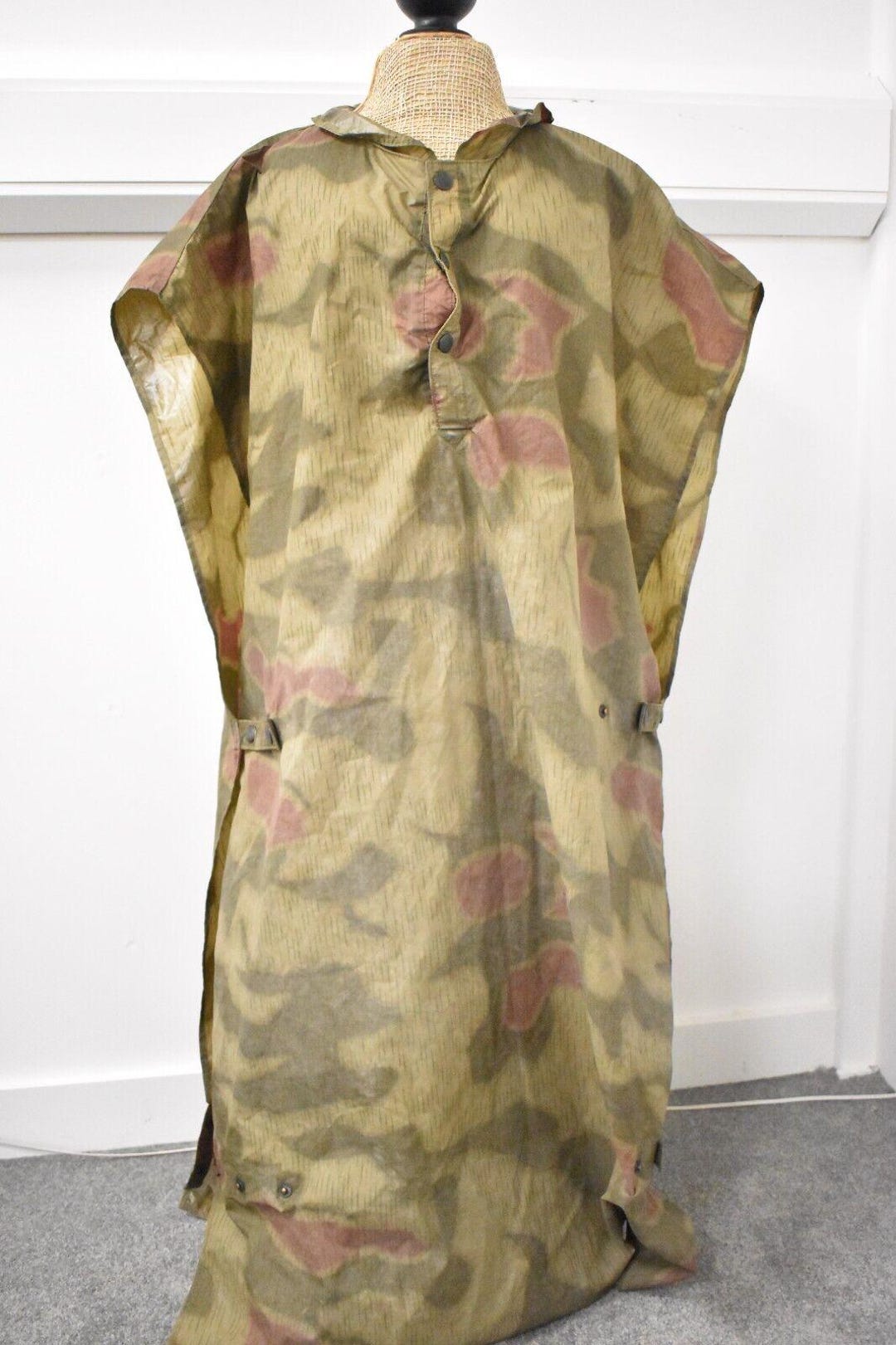 Vintage West German BGS Sumpftarn Sleeveless Poncho Size S/M - Etsy