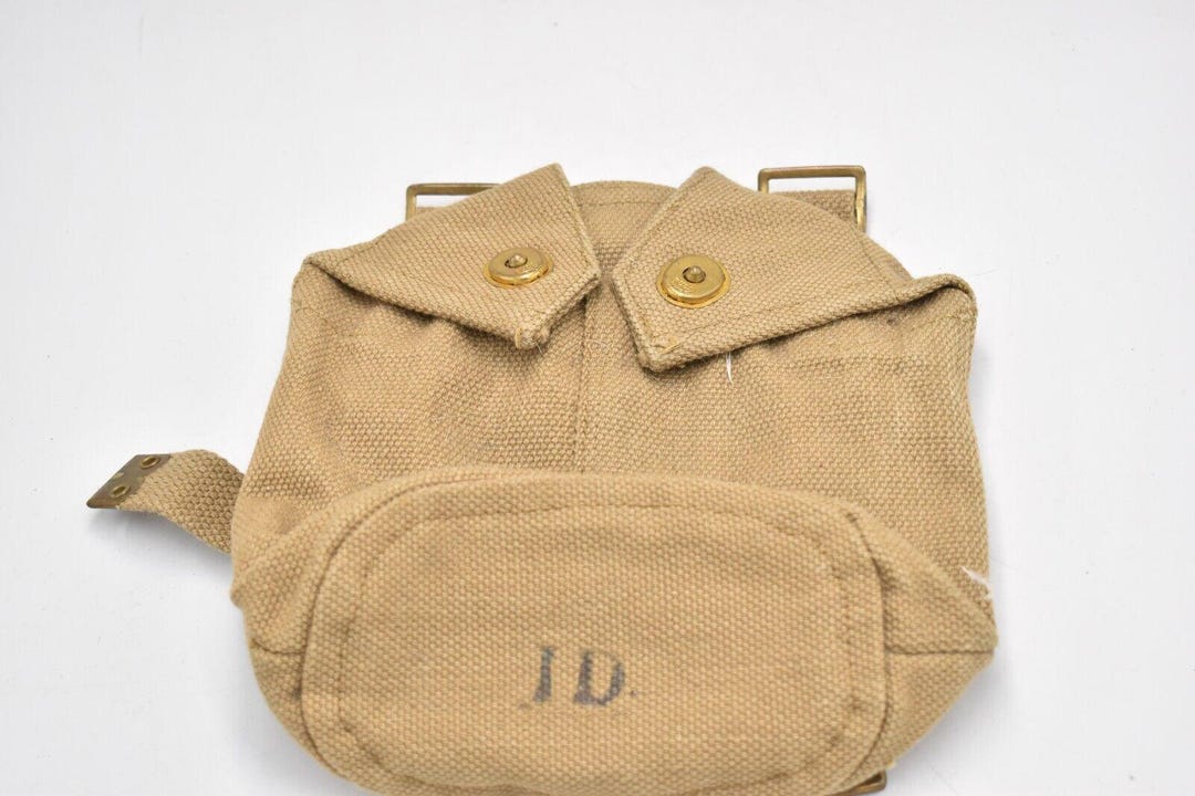 British Army 44 Pattern Water Bottle Pouch Canteen Carrier Tan – Dated ...