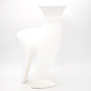 Vintage Lawson E Rudge 1977 White Stiletto Vase Art Pottery - Etsy