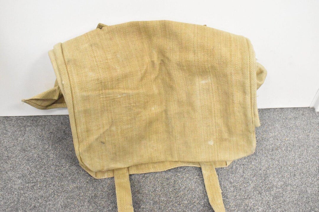 WWII British Army Haversack Satchel Canvas Bag Dated BSC 1942 - Etsy