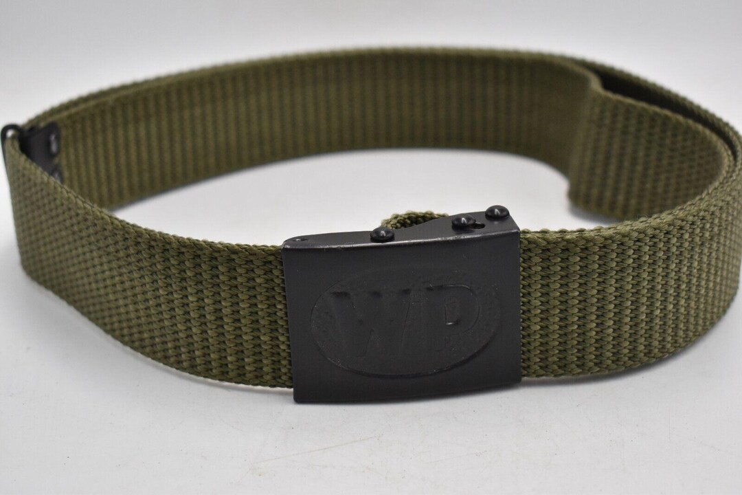 Polish Army Webbing Pistol Belt With Metal Buckle – 46" Max Length - Etsy