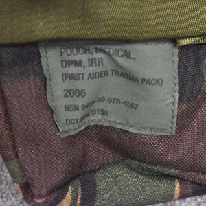 British Army DPM Woodland Medical Pouch First Aider Trauma Pack PLCE - Etsy
