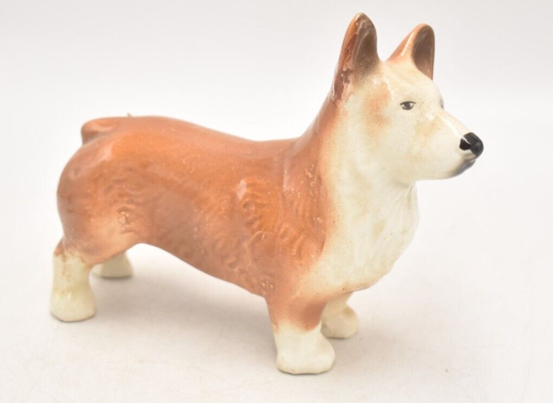 Vintage Studio Pottery Welsh Corgi Dog Figurine Statue Ornament - Etsy