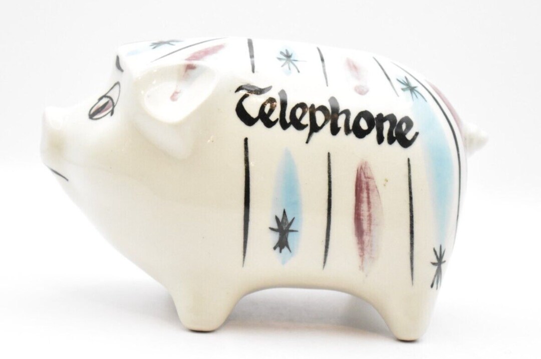 Vintage Novelty Pig Money Box Piggy Bank Coin Bank Ceramic - Etsy