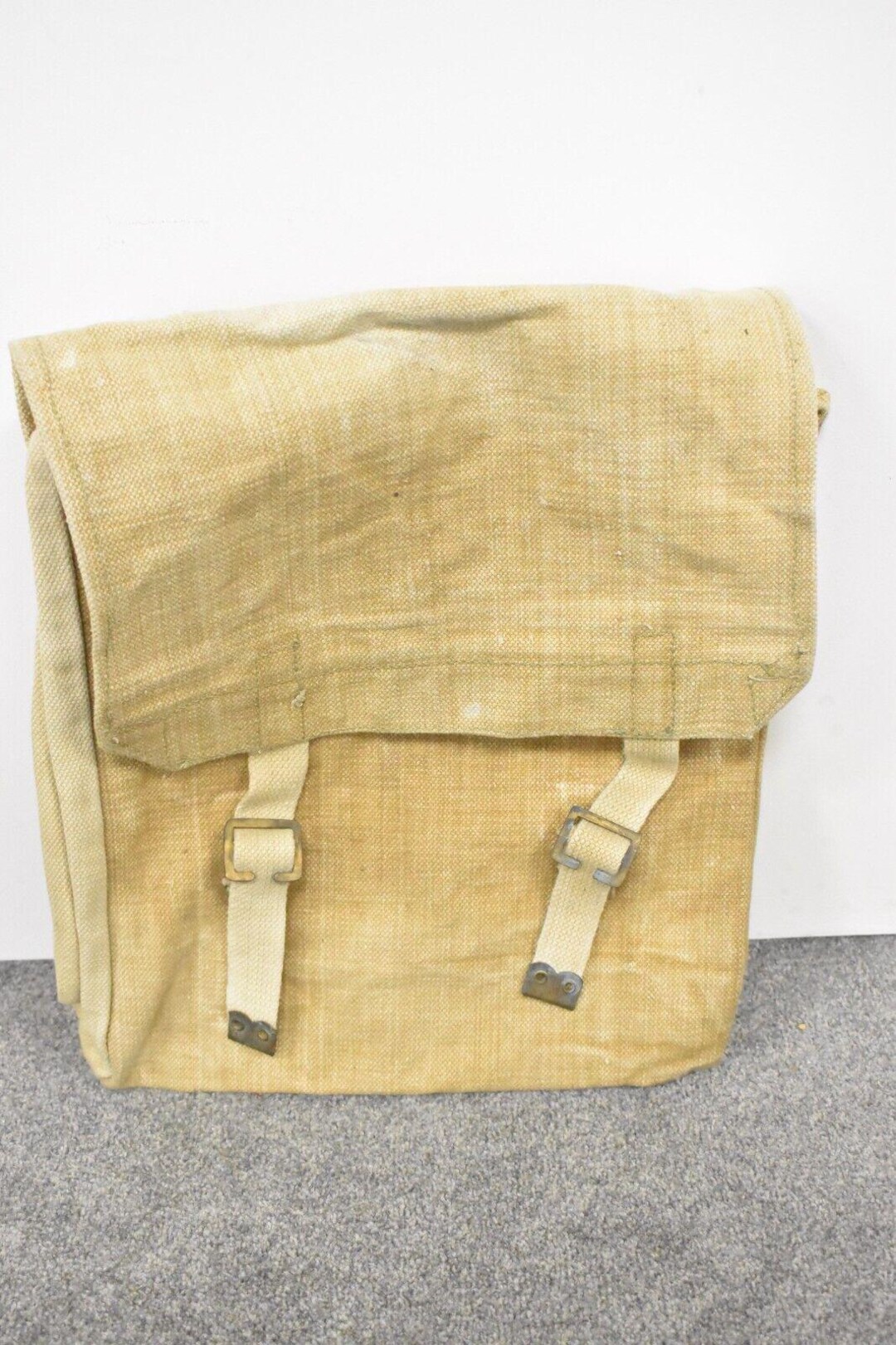 British Army WWII 37 Pattern Haversack Large Pack Satchel Canvas Bag - Etsy