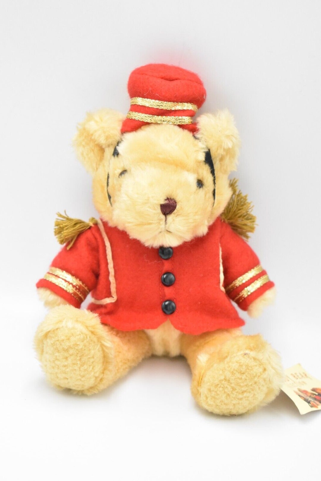 The Teddy Bear Collection Barney the Bell Boy Tagged Plush Soft Toy - Etsy