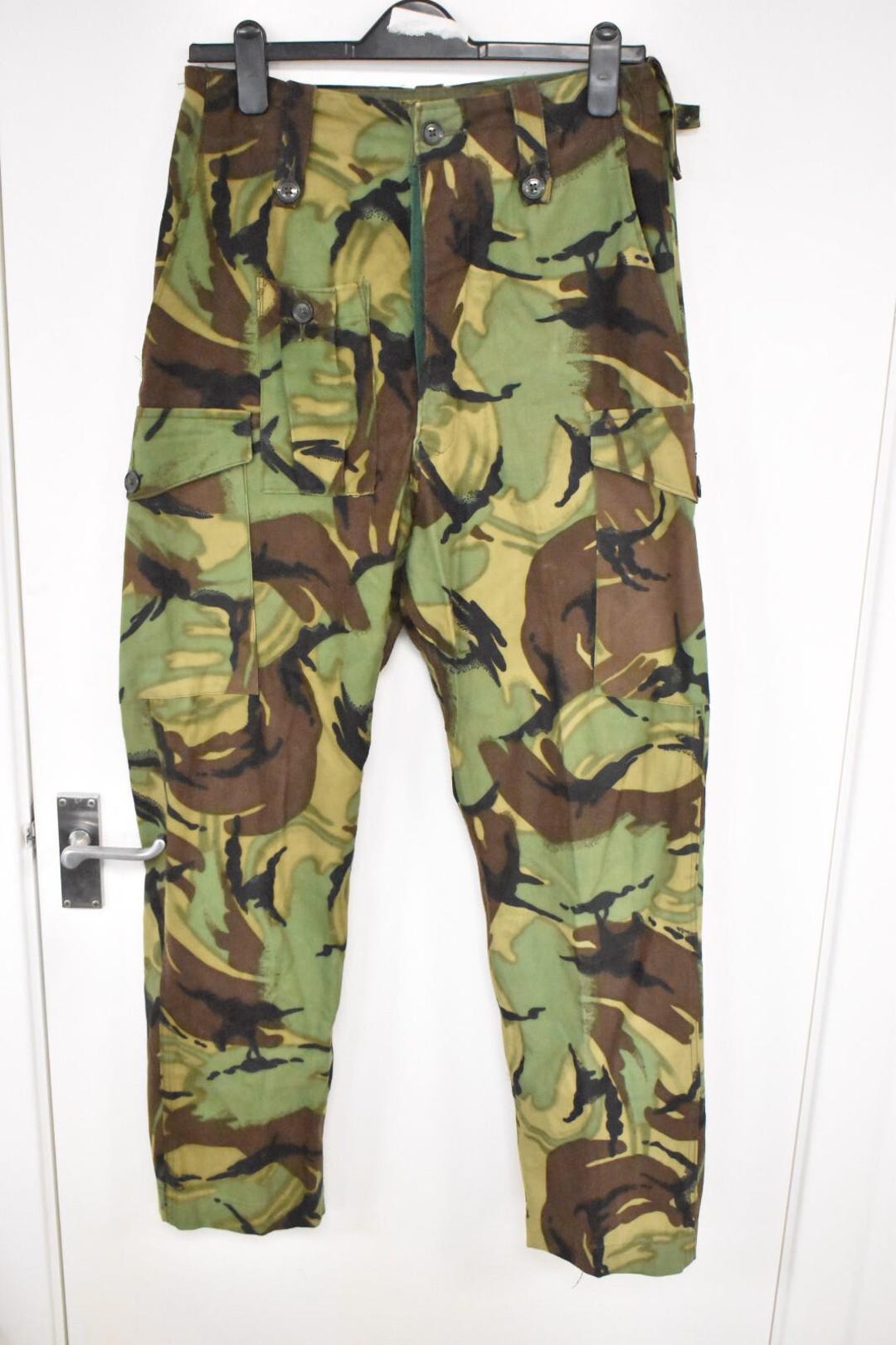 British Army Early 68 Pattern DPM Combat Trousers – W30" L30" – Vintage ...