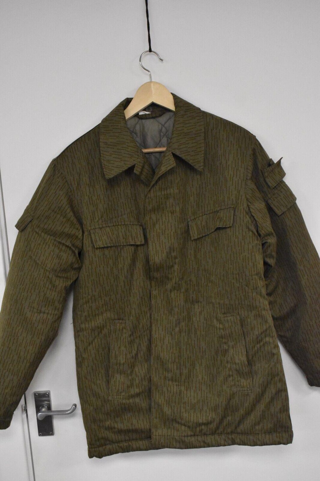 East German Winter Camo Raindrop Pattern Insulated Uniform Coat ...