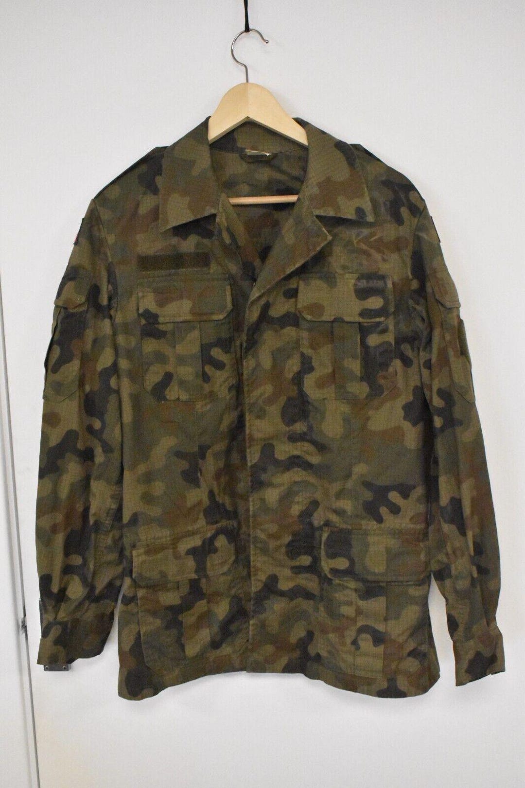 Polish Army WZ93 Pantera Woodland Camouflage Jacket Parka – Windproof ...