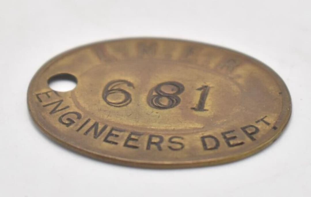 Vintage Railway Pay Check Token 681 LNER Engineer Department - Etsy