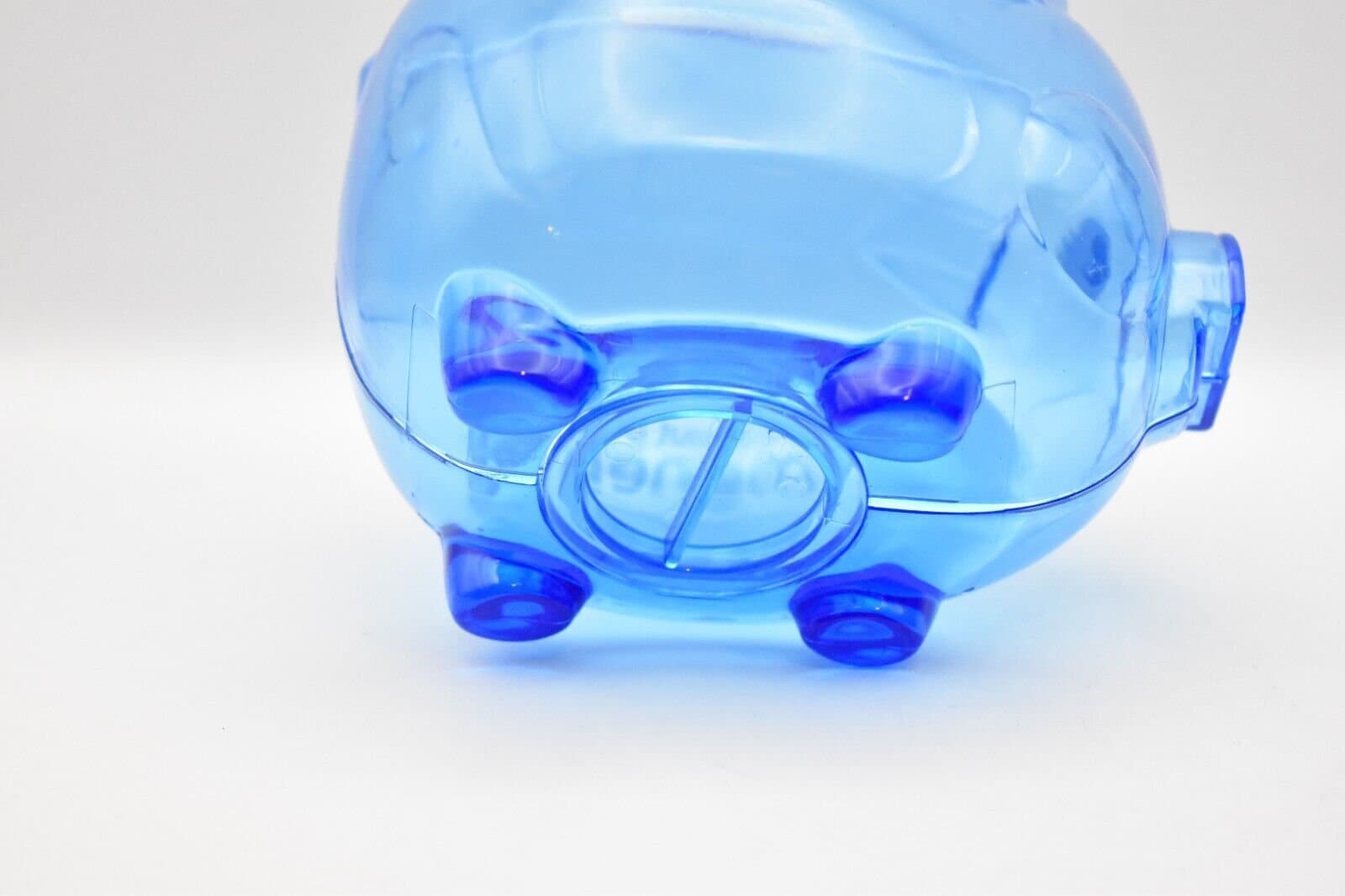 Purple And Blue Plastic Pig Money Boxes/ Piggy Banks/ Coin Banks ...