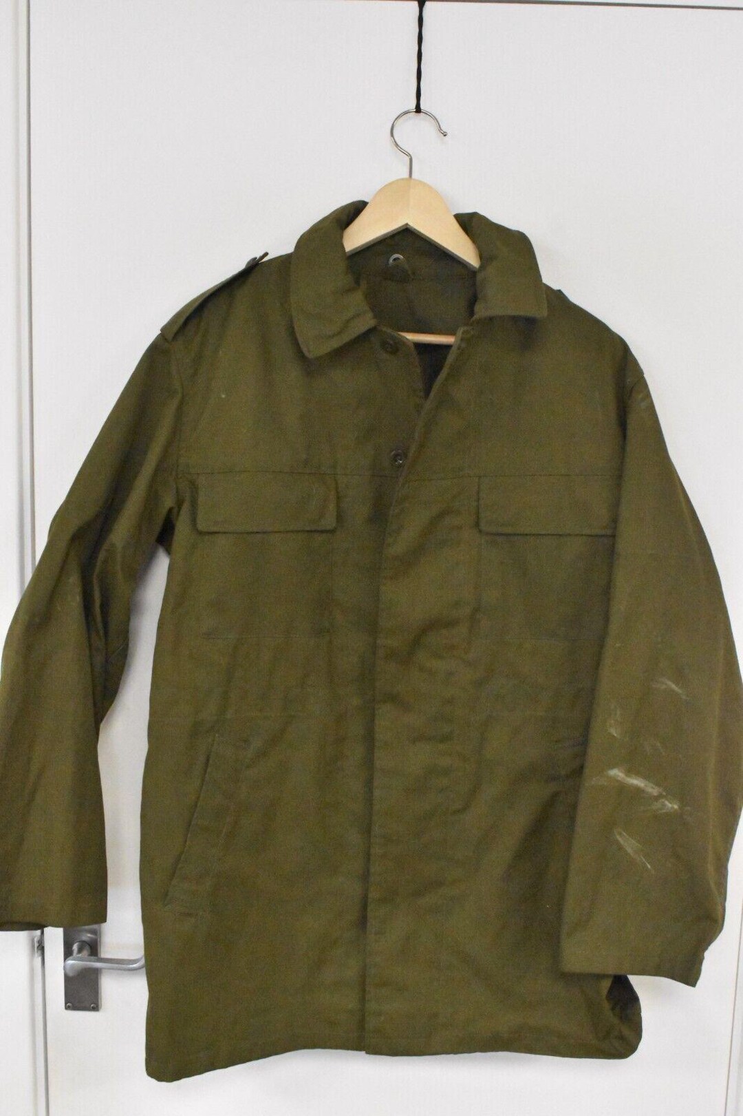 Czech Army M85 Parka Cotton Blend Jacket – Olive Green – Size 46" Chest ...