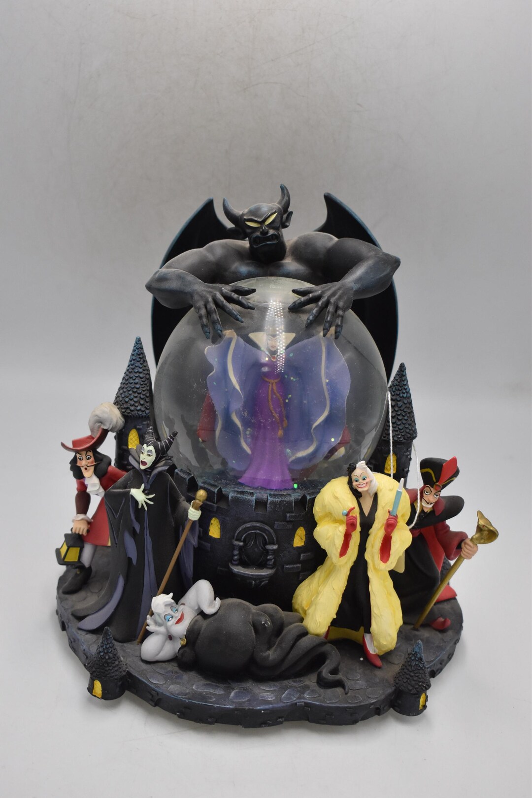 Disney Villains Parade Musical Snow Globe – Ursula, Maleficent ...