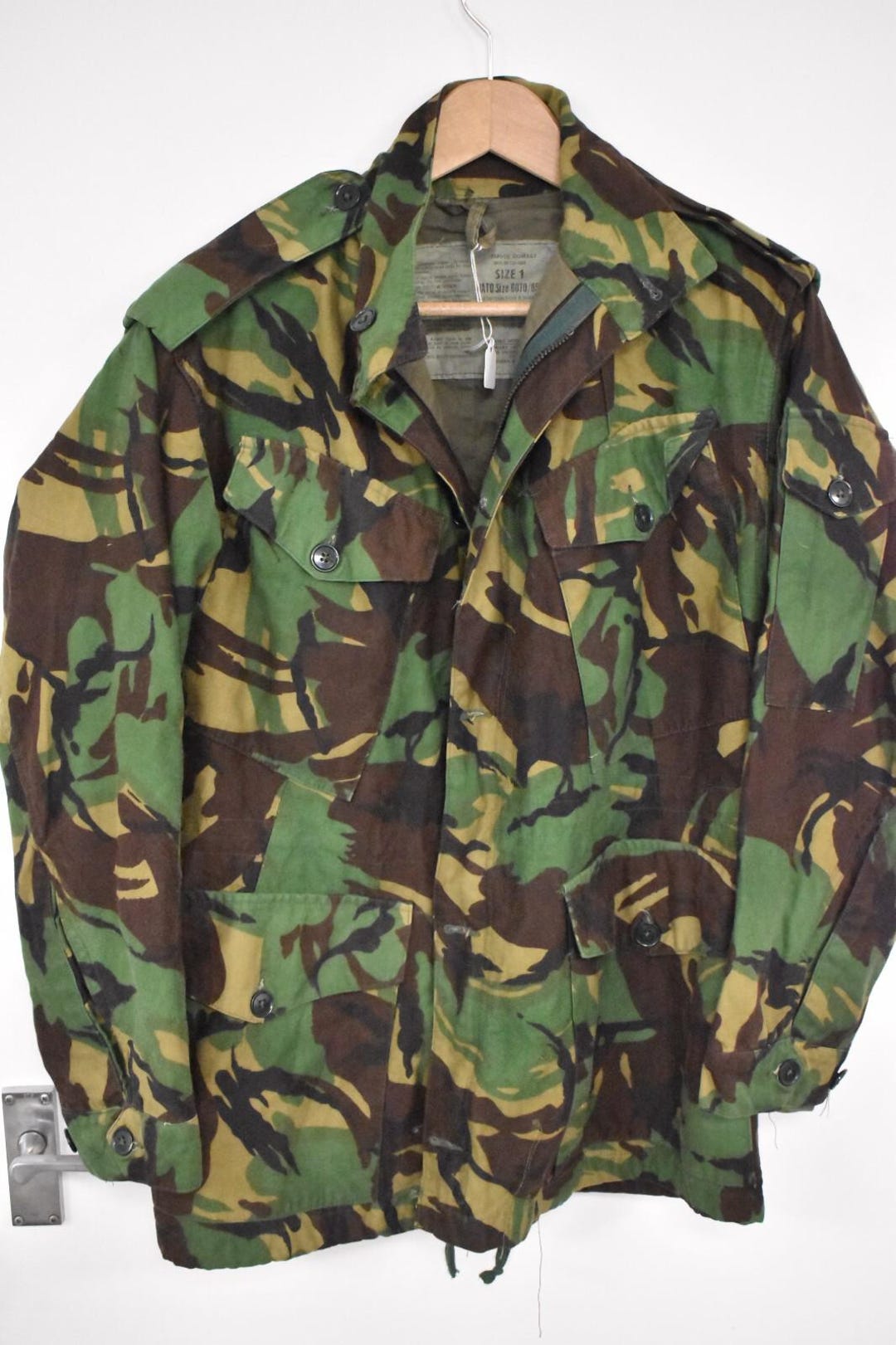 British Army 68 Pattern DPM Combat Smock Jacket – 42" Chest – Vintage ...