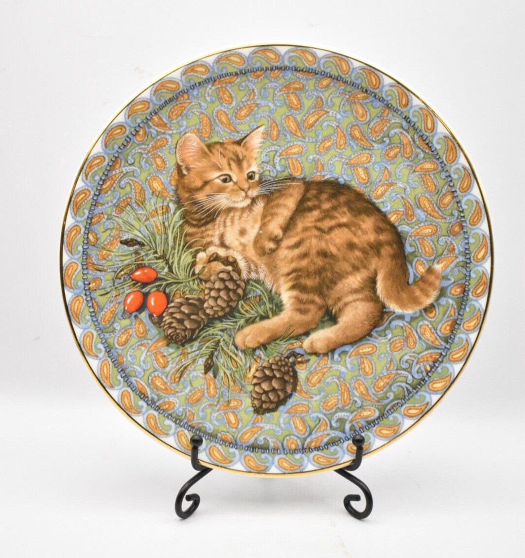 Aynsley Meet My Kittens January Blossom Collectors 17cm Plate - Etsy
