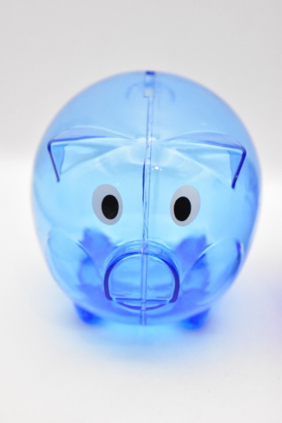 Blue Piggy Bank Plastic