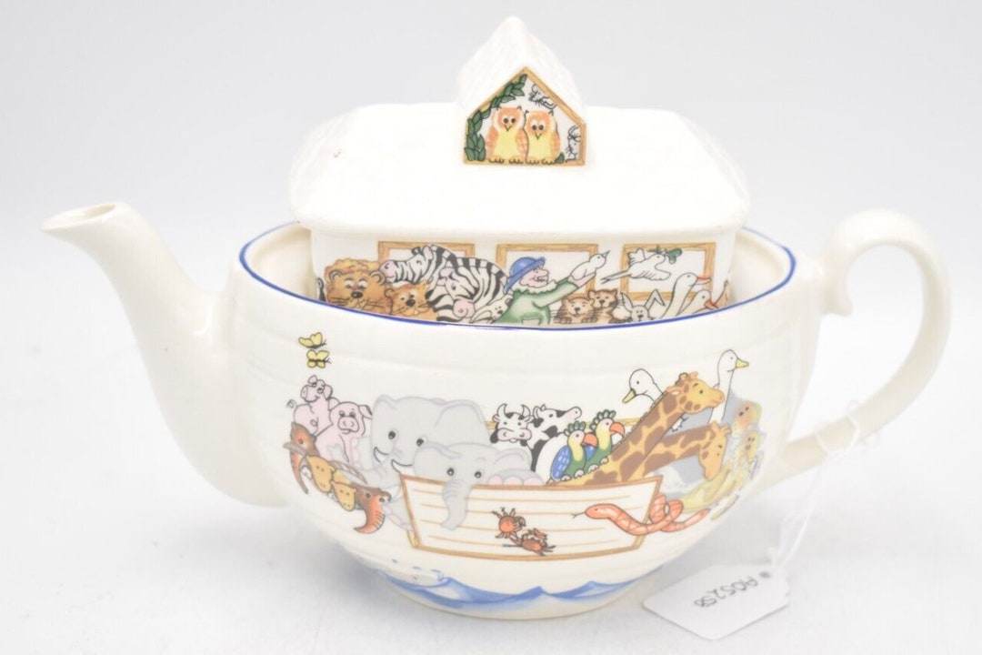 Vintage Wade Noah's Ark Teapot Decorative Collectible - Etsy
