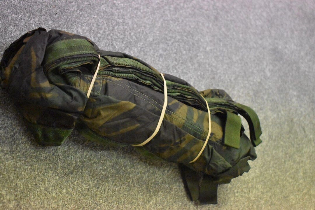 British Army DPM Woodland Camo Shelter Basha Sheet & Storage Pouch - Etsy