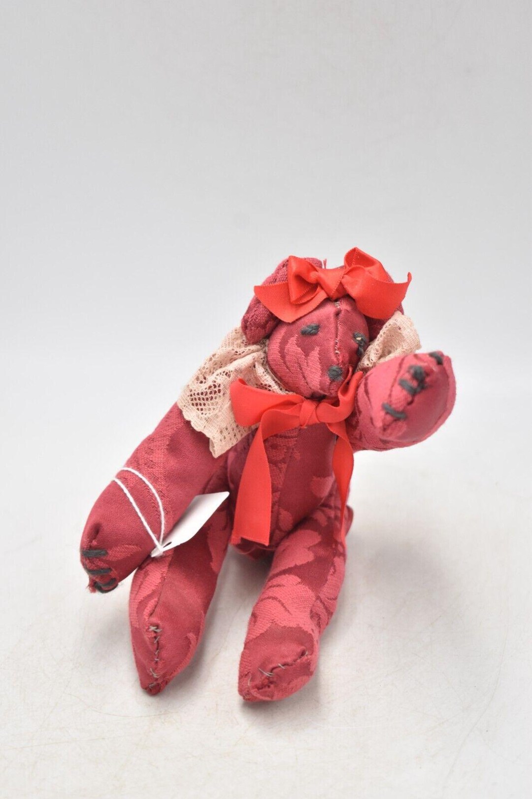 Vintage Artist Hand-made Teddy Bear – Silk, Button Joints, Fully ...