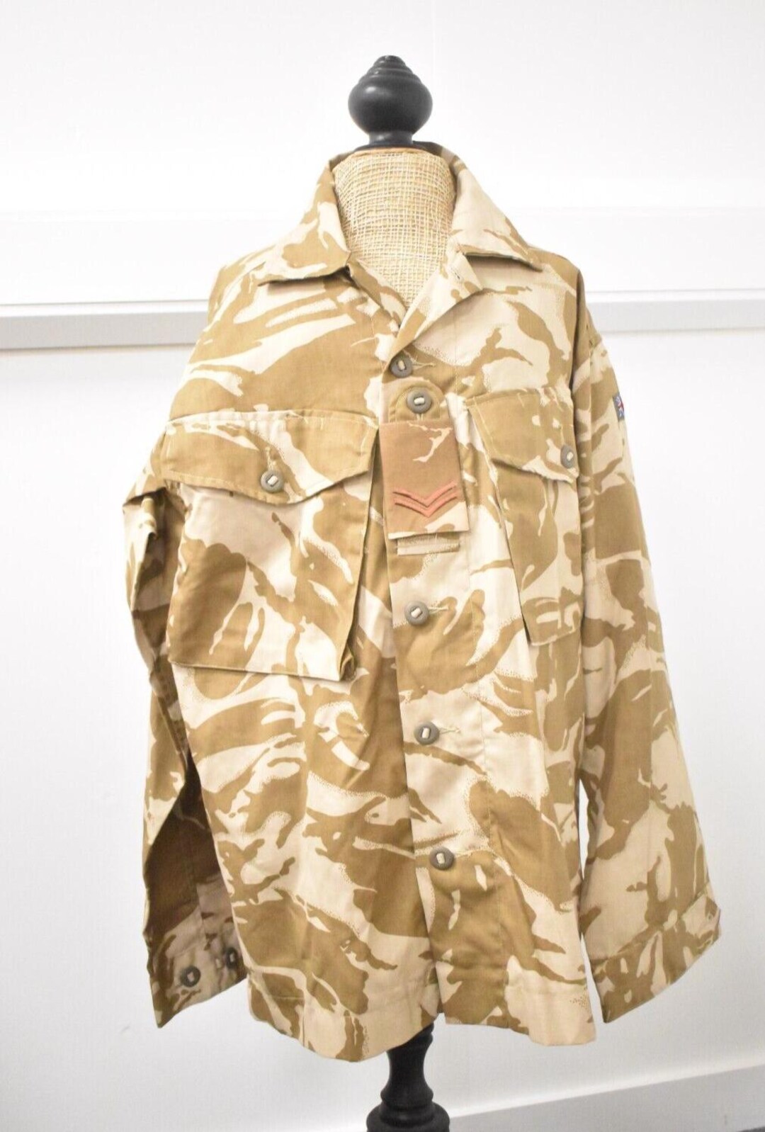 British Army Desert DPM Lightweight Tropical Combat Shirt/jacket – Size ...
