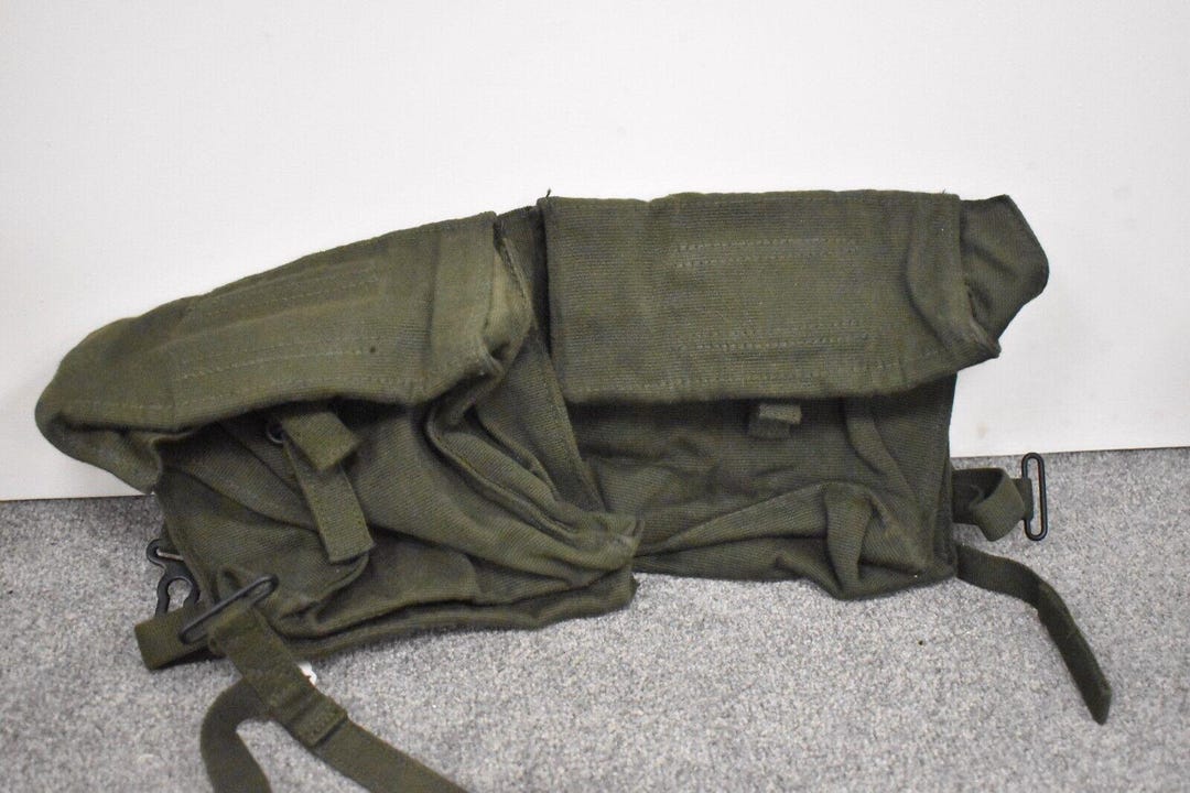 Genuine British Army 58 Pattern Webbing Kidney Pouch Set - Etsy