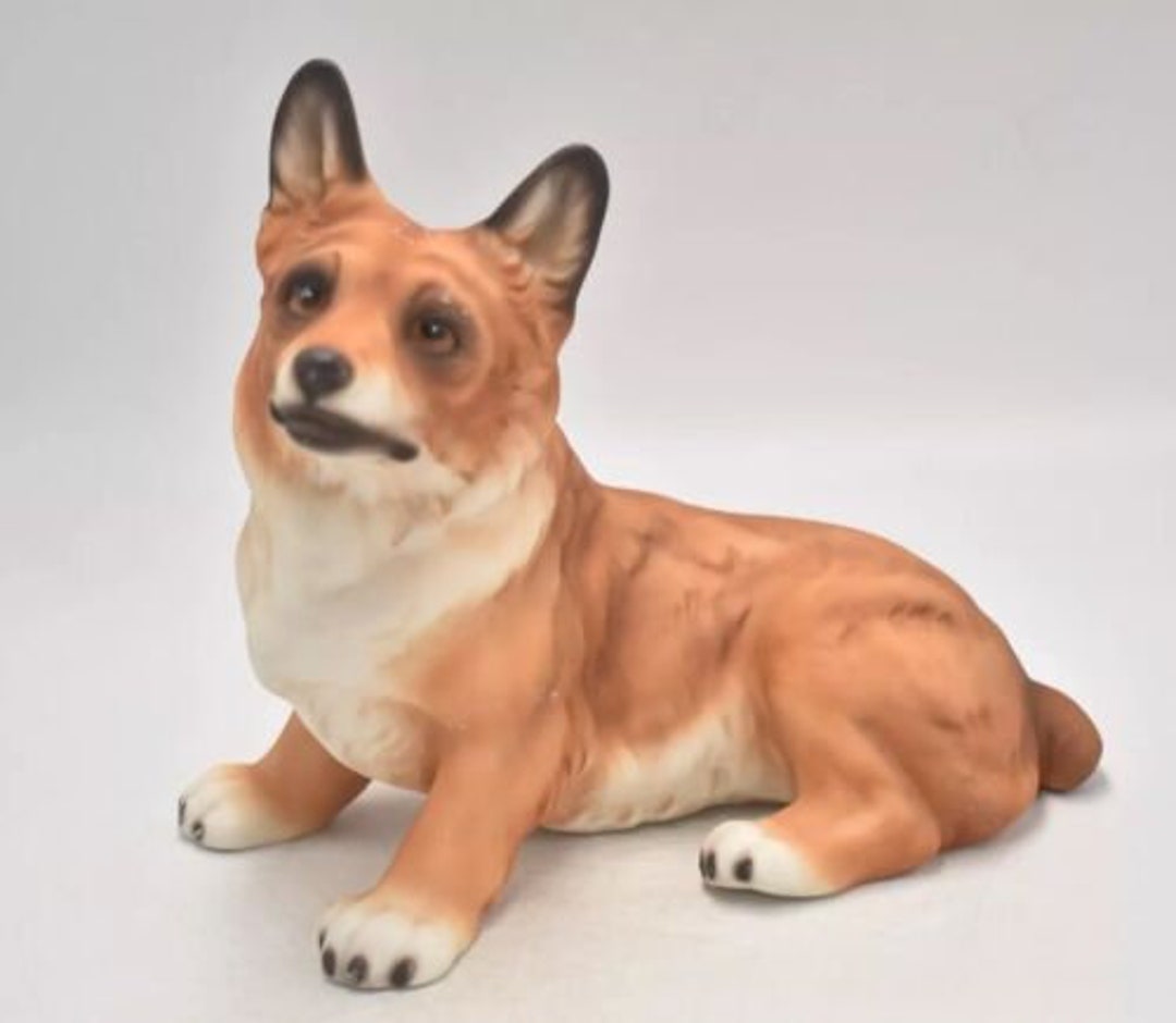 Vintage Harvey Knox HHH Corgi Dog Figurine Statue Ornament Large - Etsy
