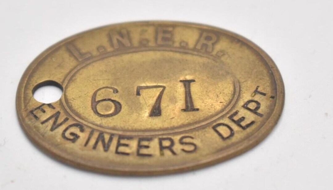 Vintage Railway Pay Check Token 671 LNER Engineer Department - Etsy