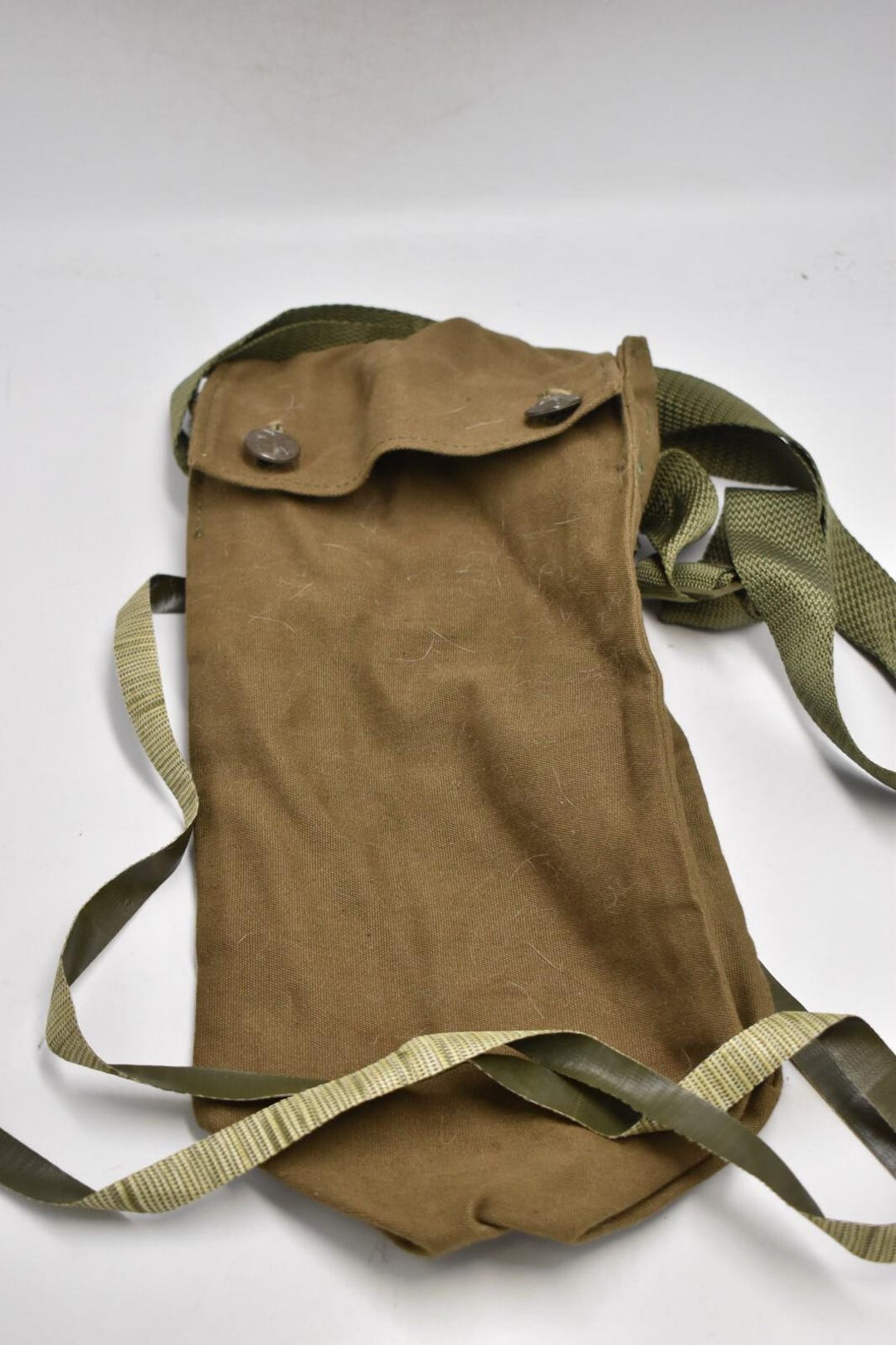 Czech Army Gas Mask Shoulder Bag – Vintage Olive Canvas – Retro ...