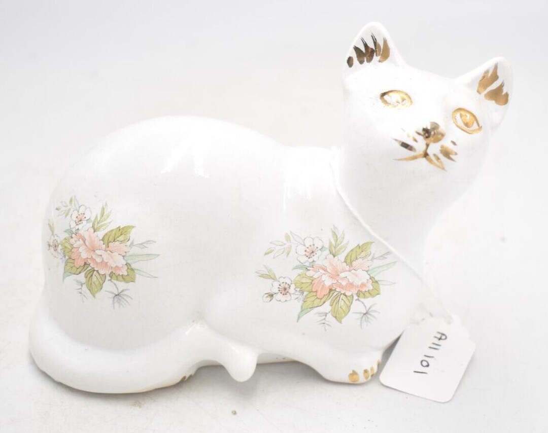 Vintage Old Windsor Pottery Cat Figurine Statue Ornament Decorative - Etsy