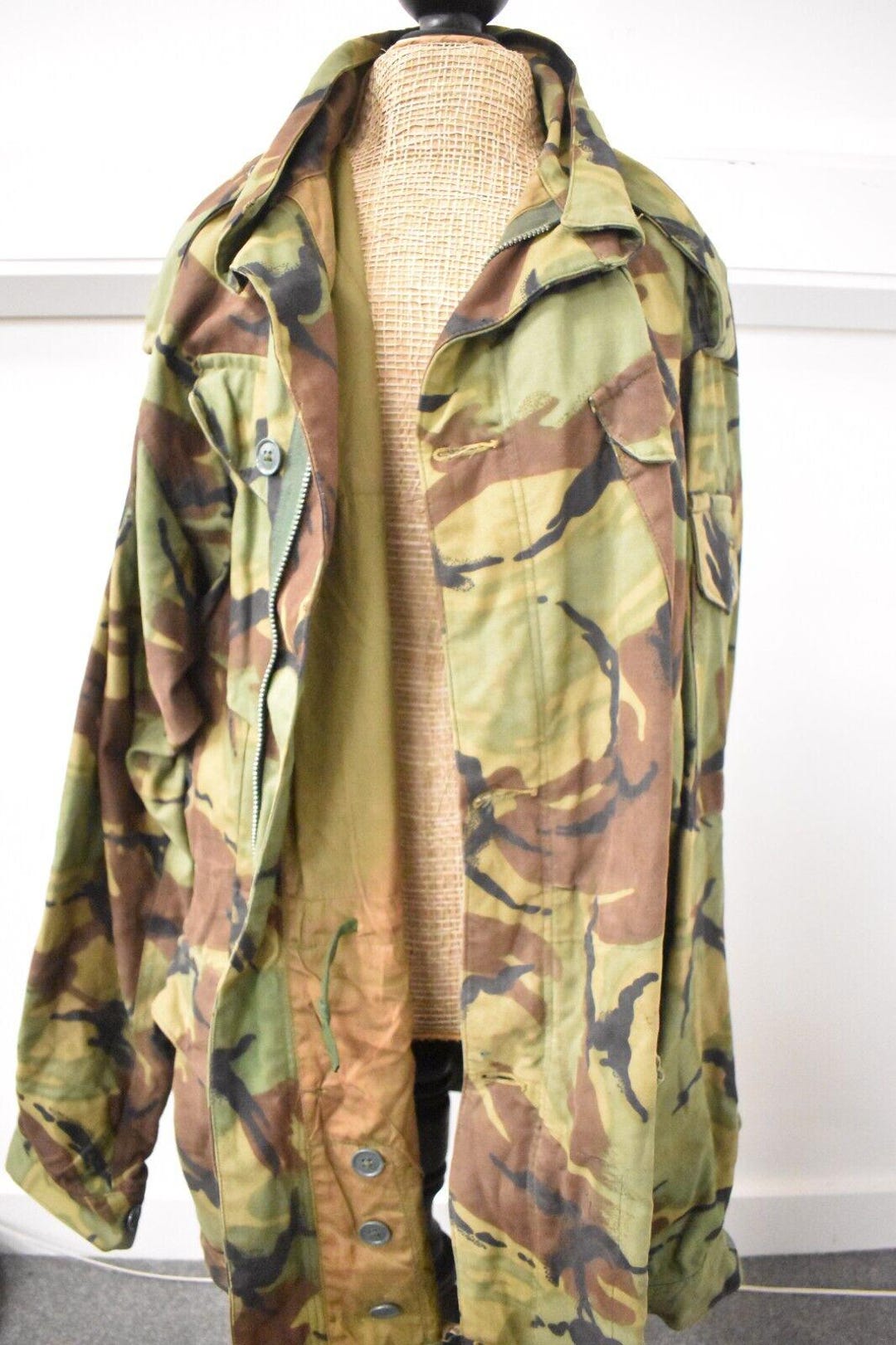 British Army 68 Pattern DPM Combat Smock Jacket, Size 6 Ghost Overlay ...