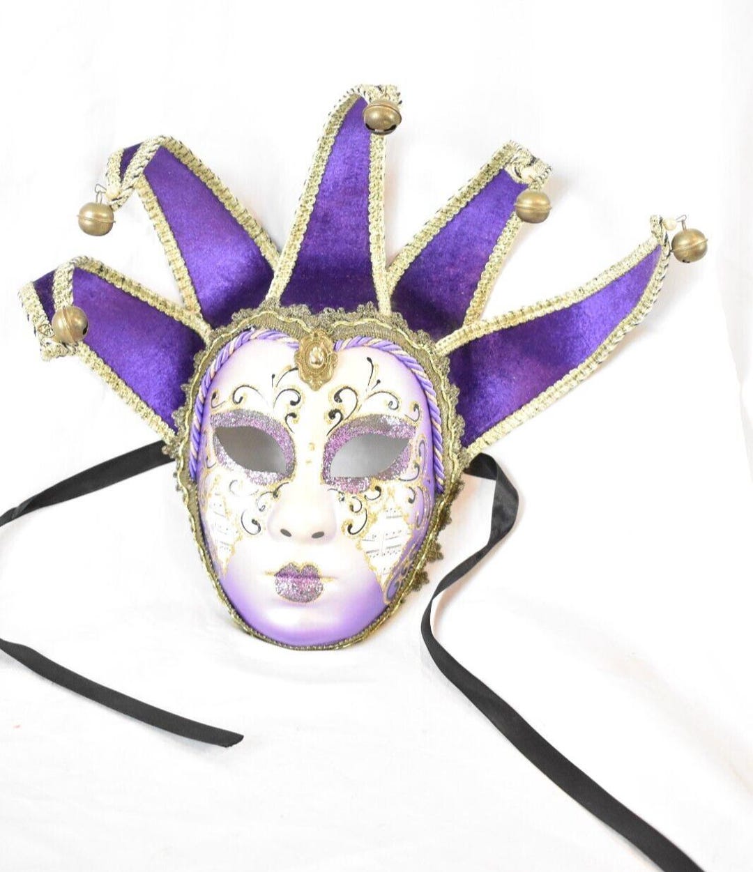 Venetian Italian Decorative Papier Mache Wall Hanging Mask Wall Art ...