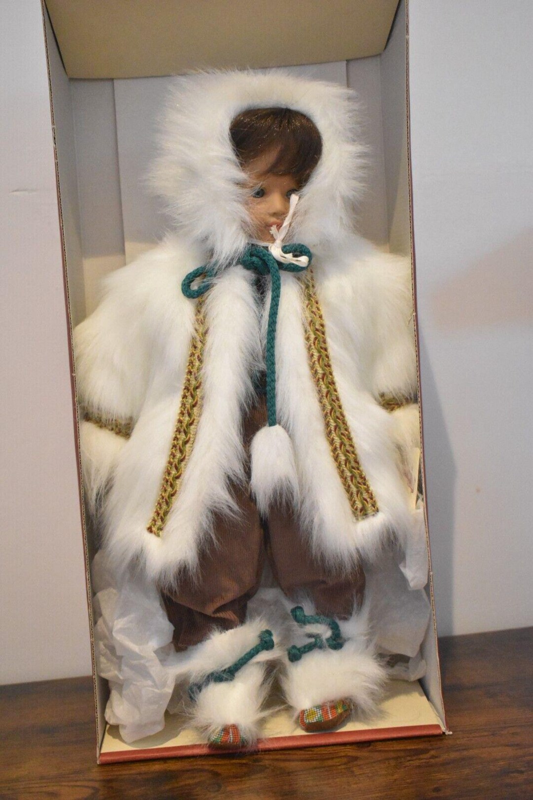 D'azucar Native Alaskan Eskimo Doll Hard Plastic Spanish Doll Boxed - Etsy