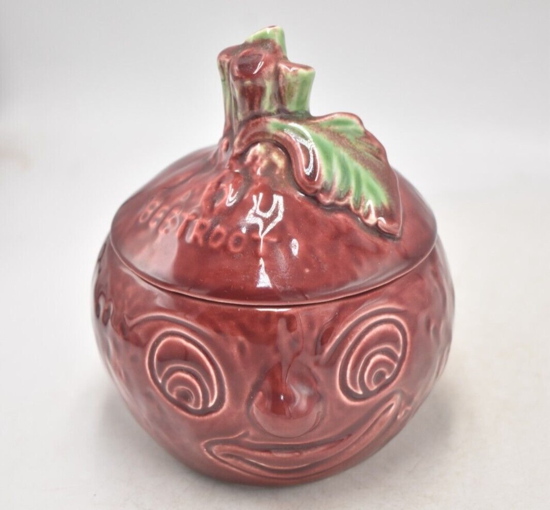 Vintage Sylvac Pottery 4553 Beetroot Pickle Face Jar or Pot With Lid - Etsy