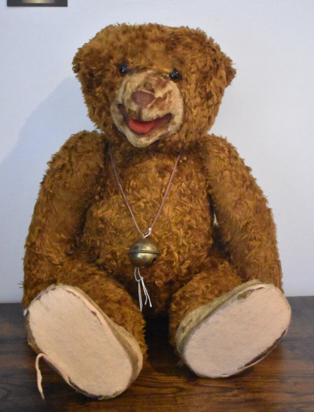 Antique Vintage 1920s Bing Teddy Bear Large Growler - Etsy