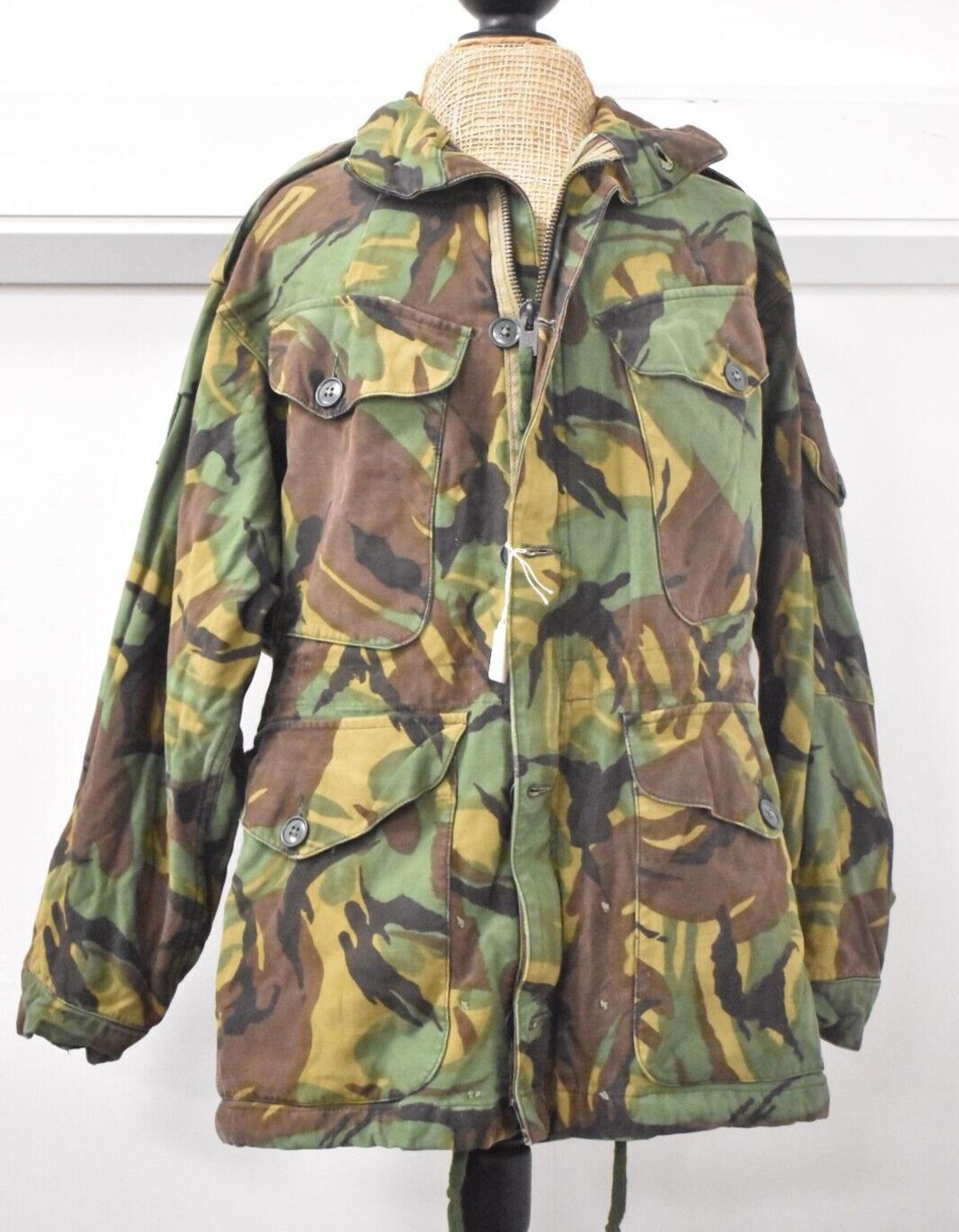 British Army 68 Pattern DPM Combat Smock Jacket Size 1 Ghost Overlay ...