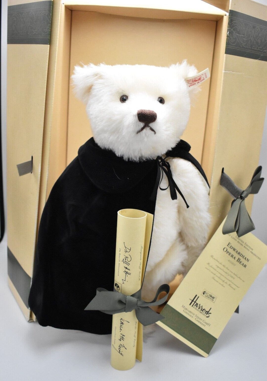 Steiff Harrods Edwardian Opera Teddy Bear 653131 Limited Edition ...