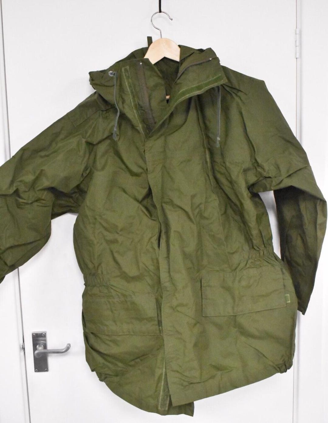British Army/raf Olive Green Foul Weather Waterproof Jacket – Size 180/ ...