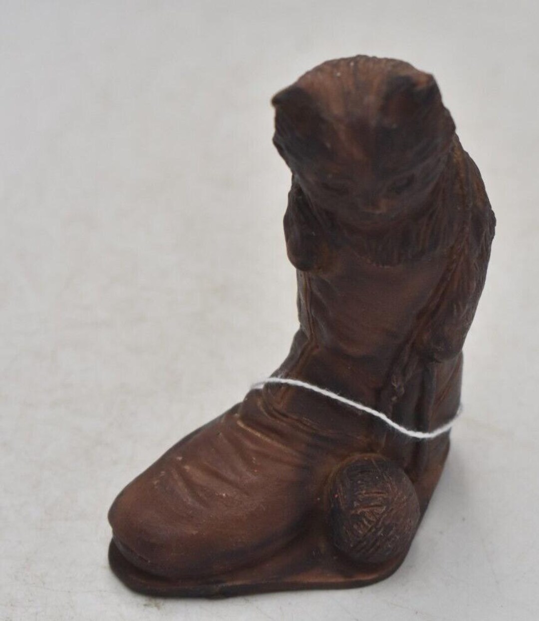 Vintage Colonial Crafts Cat in a Boot Figurine Statue Ornament - Etsy