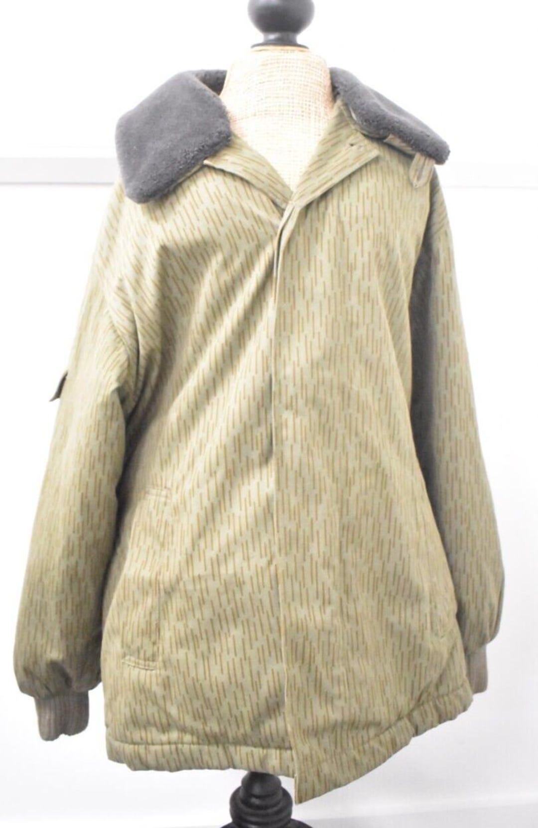 East German Winter Camo Raindrop Pattern Insulated Uniform Coat ...