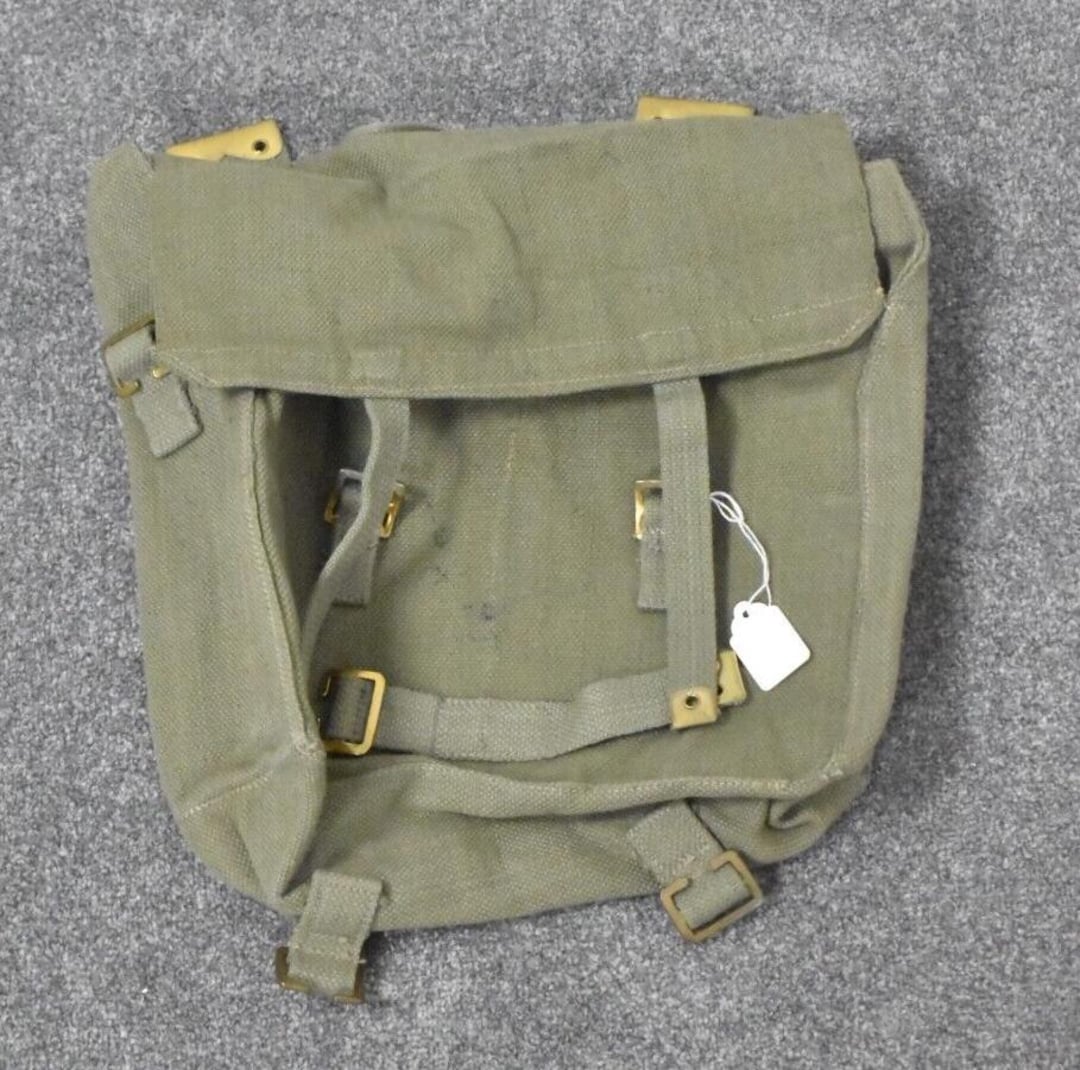 WWII British Army Haversack/ Satchel Canvas Bag Dated 1942 - Etsy